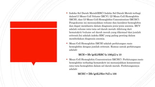 Pemeriksaan Darah hematologi GAHSHBDHDHHFDJFJ | PPTX