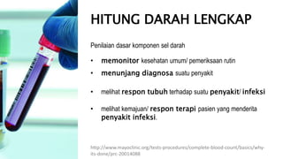 Pemeriksaan Darah Lengkap (CBC) | PPTX