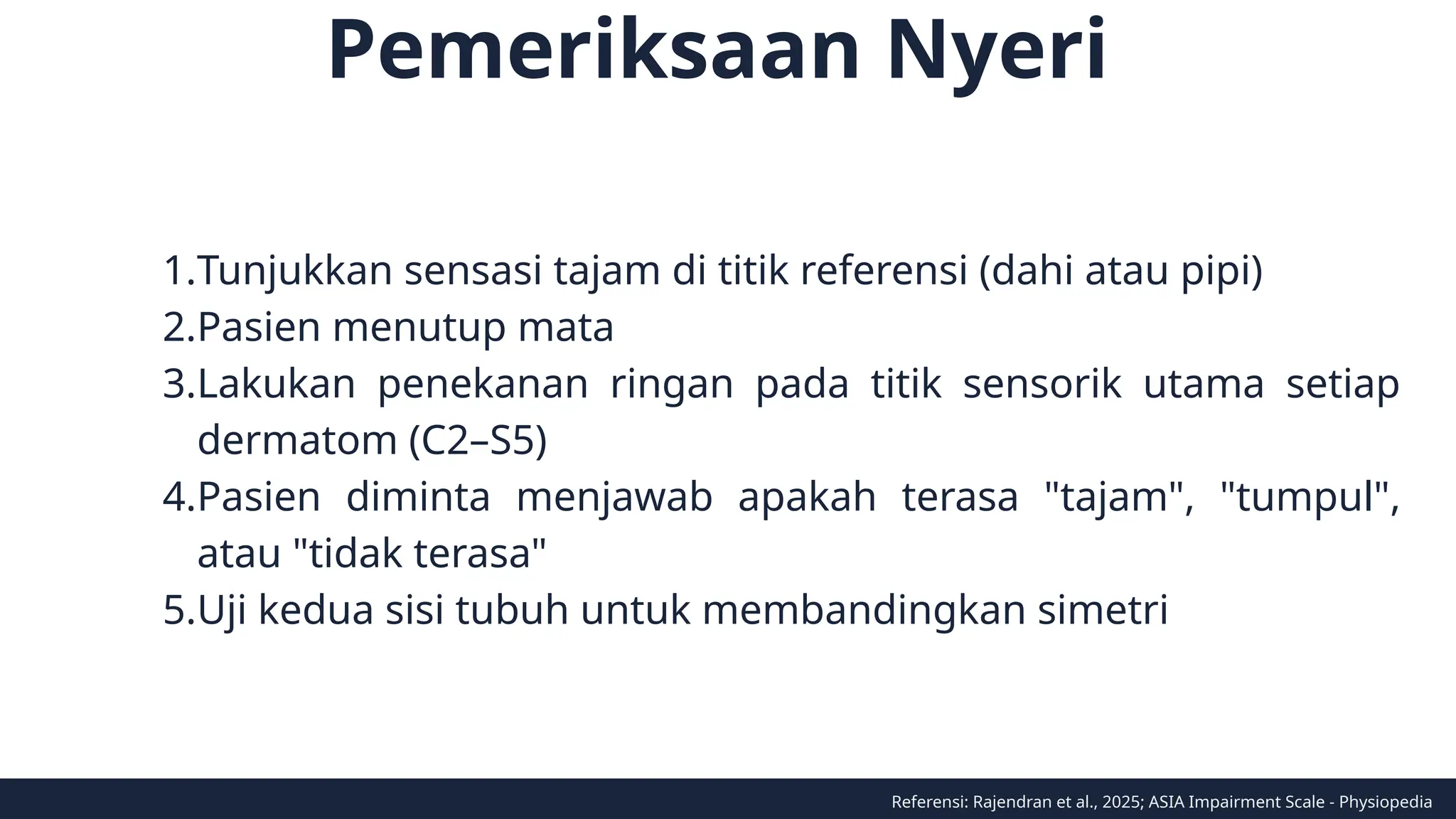 Dermatome examination in routine neurological examination | PPTX