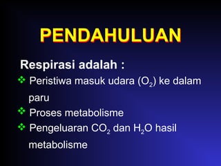 PEMERIKSAAN FAAL PARU BAGIAN PLMONOLOGI DAN ILMU KEDOKTERAN RESPIRASI ...