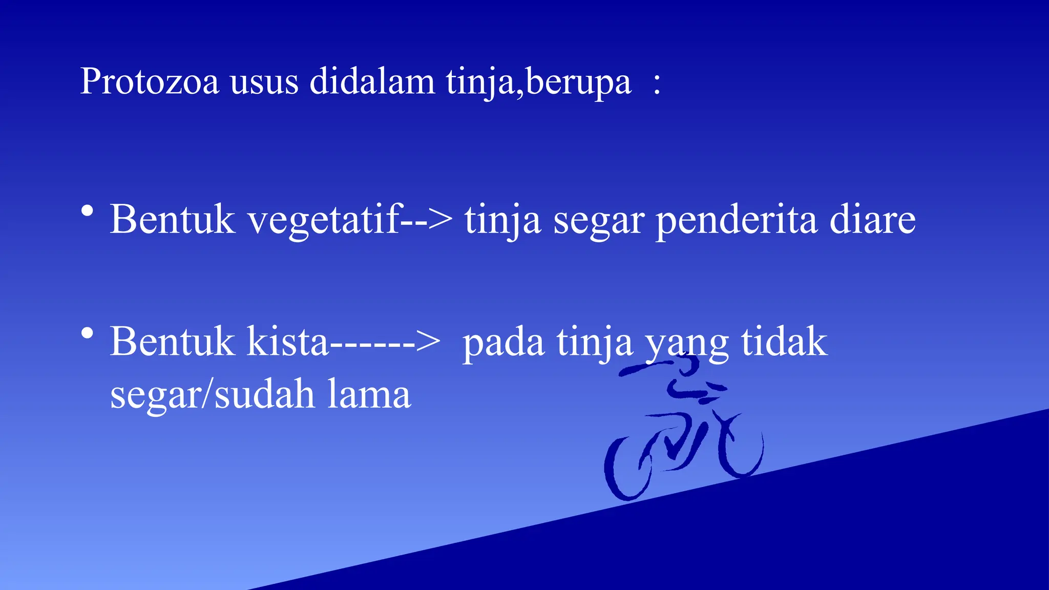 PEMERIKSAAN FAECES/TINJA UNTUK PROTOZOA USUS.pptx