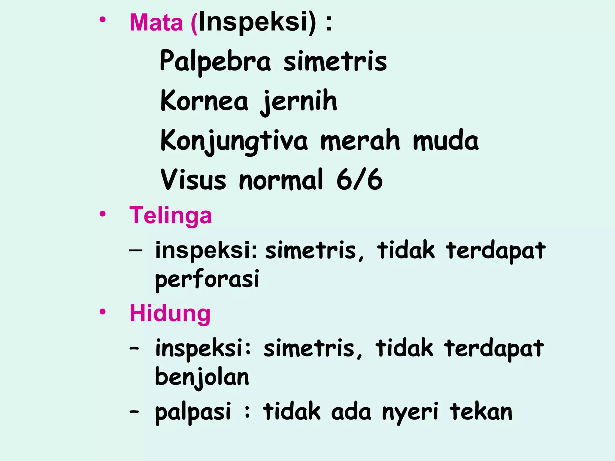 Pemeriksaan fisik | PPT