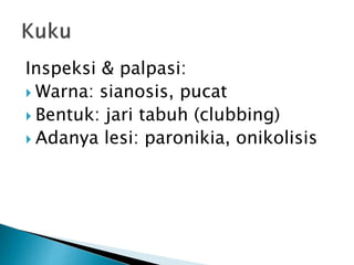 konsep dasar Pemeriksaan fisik, Herianto,Skep,Ns | PPTX
