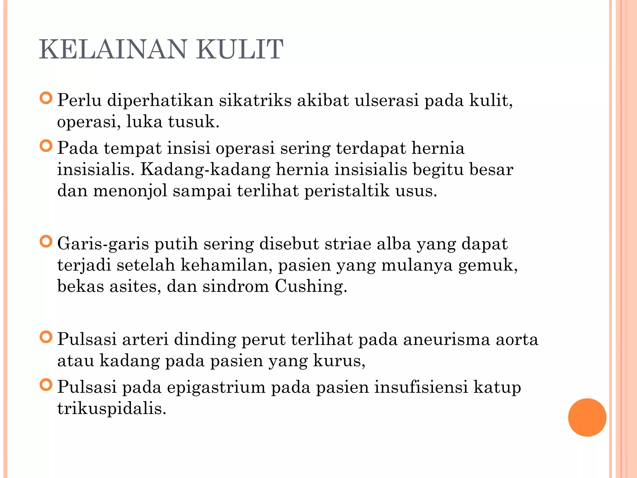 Pemeriksaan fisik abdomen anang | PPT