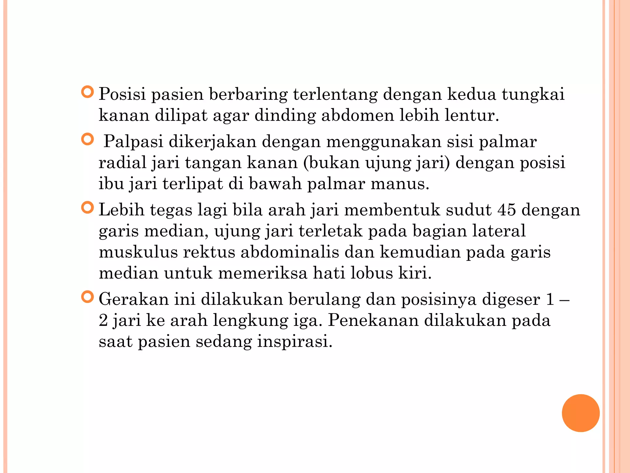 Pemeriksaan fisik abdomen anang | PPT