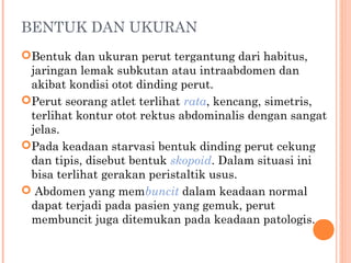 Pemeriksaan fisik abdomen anang | PPT