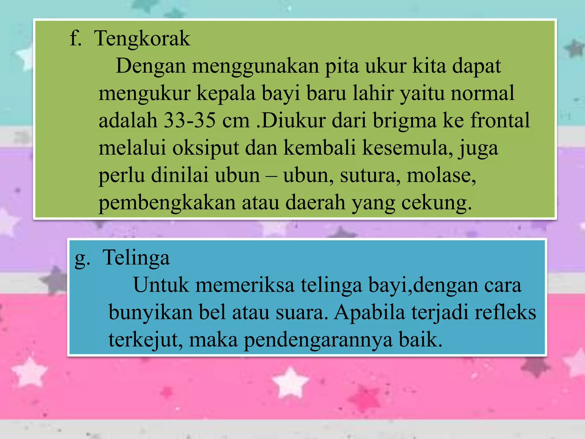 Pemeriksaan fisik bayi yang baru lahir | PPTX