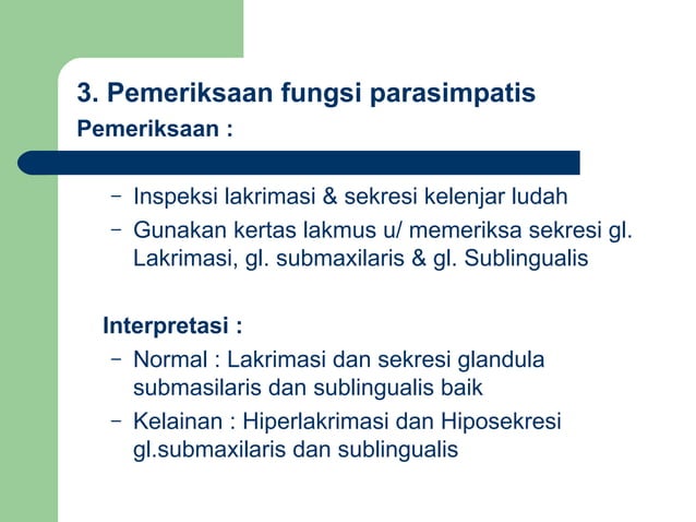 Pemeriksaan fisik gangguan sistem persarafan | PDF