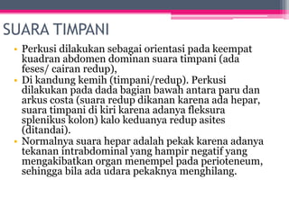 Pemeriksaan fisik thorax | PPTX