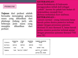 Pemeriksaan fisik thorax | PPTX