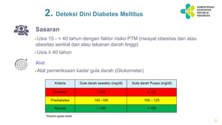 METODE PEMERIKSAAN FAKTOR RISIKO PENYAKIT TIDAK MENULAR | PPT