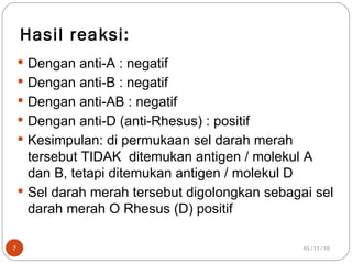Pemeriksaan Golongan Darah | PPS