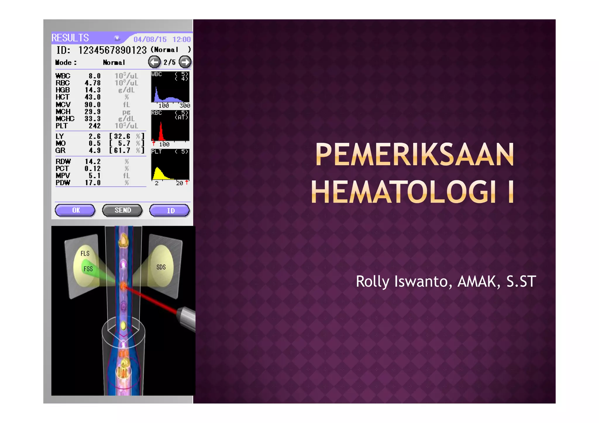 Pemeriksaan hematologi (darah rutin) | PDF