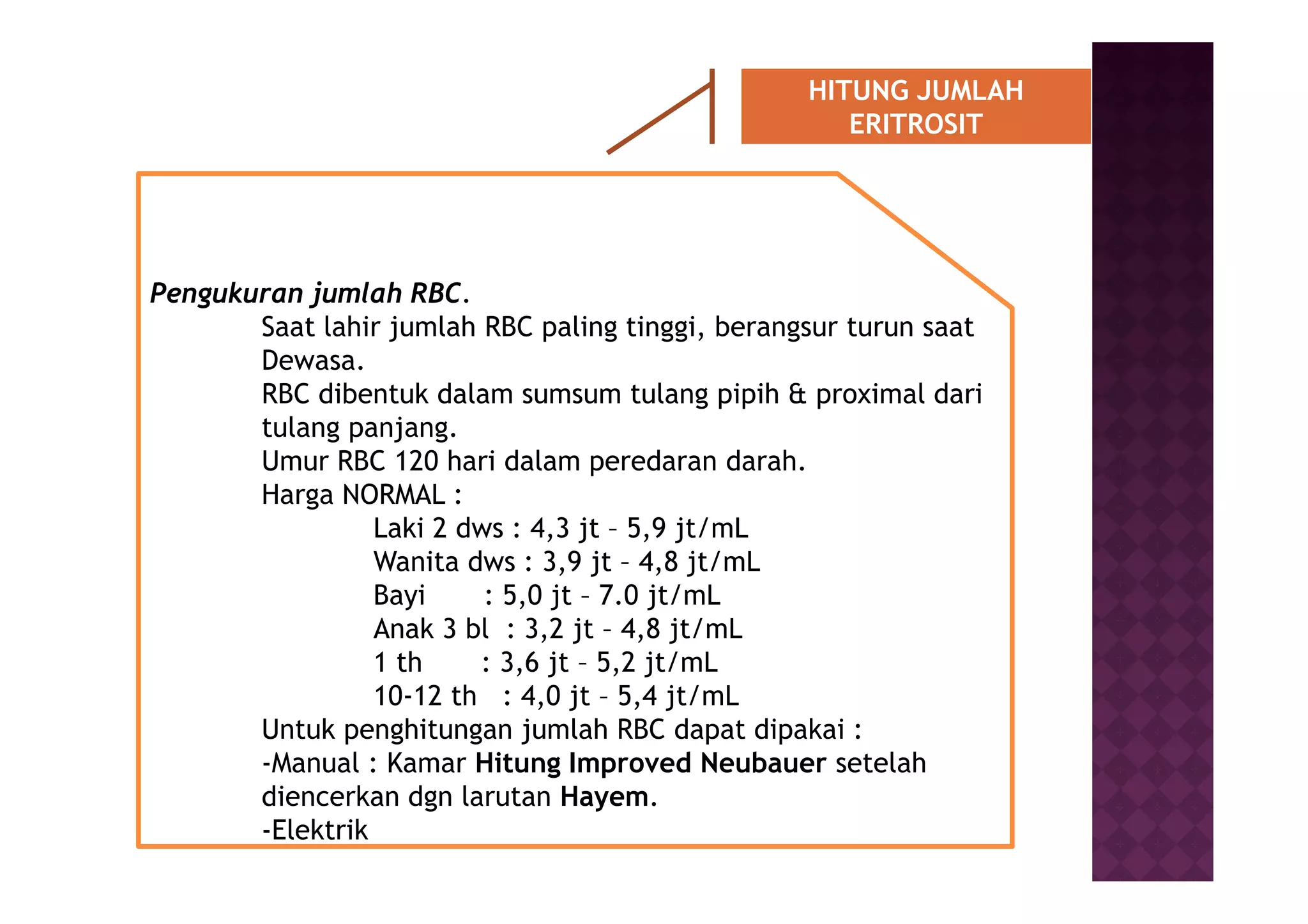 Pemeriksaan hematologi (darah rutin) | PDF