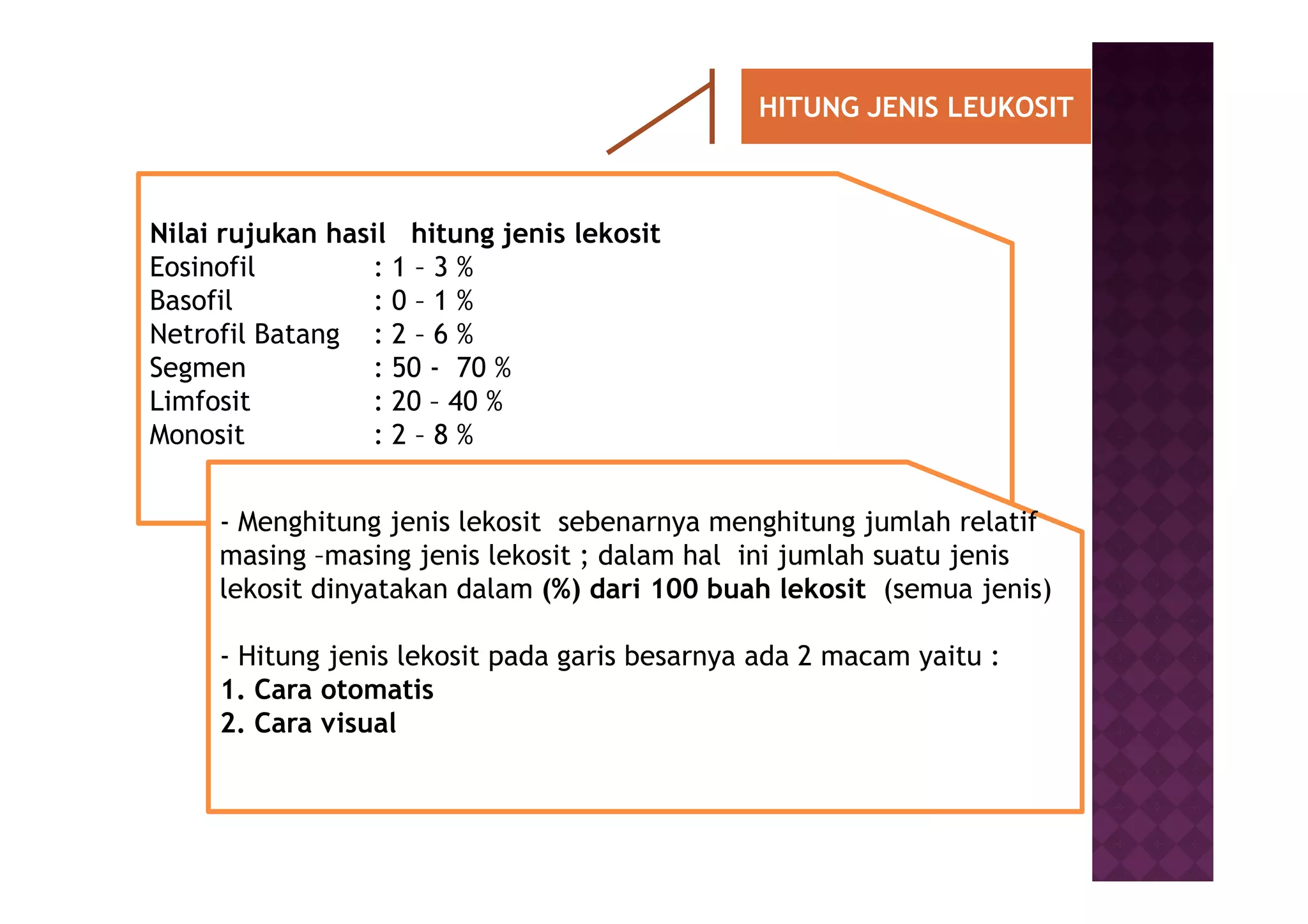Pemeriksaan hematologi (darah rutin) | PDF