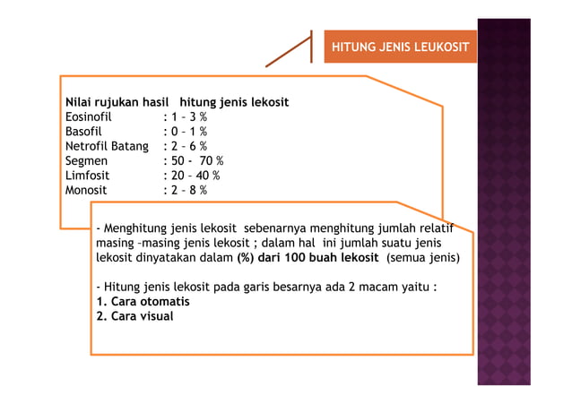 Pemeriksaan hematologi (darah rutin) | PDF