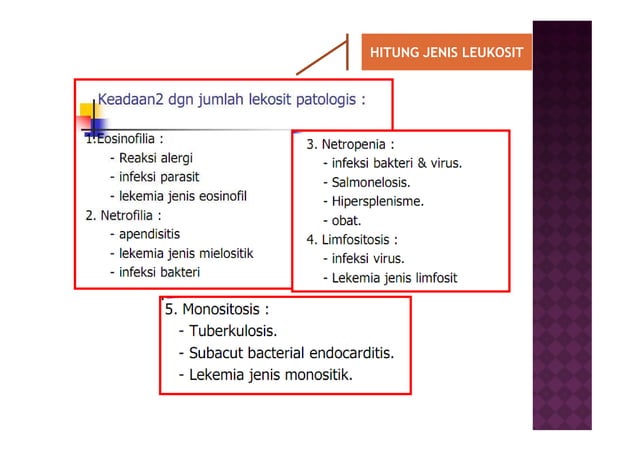 Pemeriksaan hematologi (darah rutin) | PDF