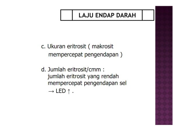 Pemeriksaan hematologi (darah rutin) | PDF