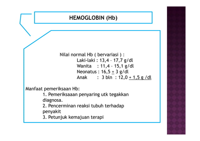 Pemeriksaan hematologi (darah rutin) | PDF