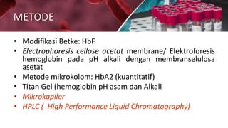 PEMERIKSAAN HEMOGLOBIN ELEKTROFORESIS.pptx