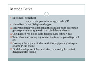 Pemeriksaan hemoglobin fetus (hb f) | PDF