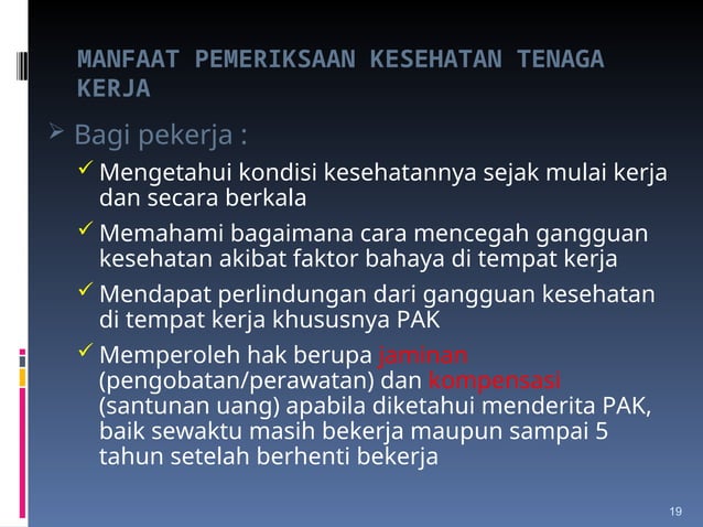 PEMERIKSAAN KESEHATTAN TENAGA KERJJA.ppt
