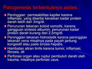 pemeriksaan kimia klinik cairan tubuh cairan asites.ppt