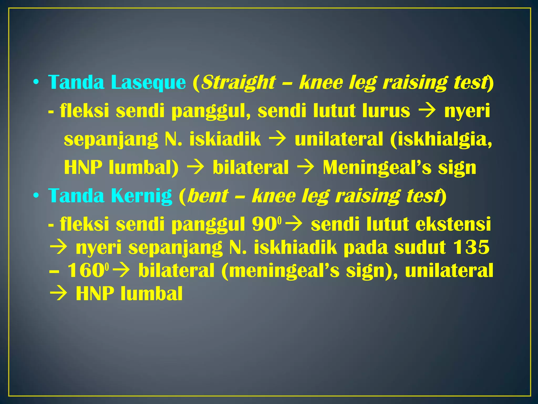 Pemeriksaan klinik neurologi | PPT