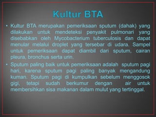 Pemeriksaan laboratorium mikrobiologi | PPTX