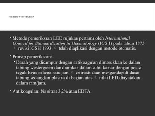 Pemeriksaan LED (metode, cara, hingga faktor yang dapat mempengaruhi ...