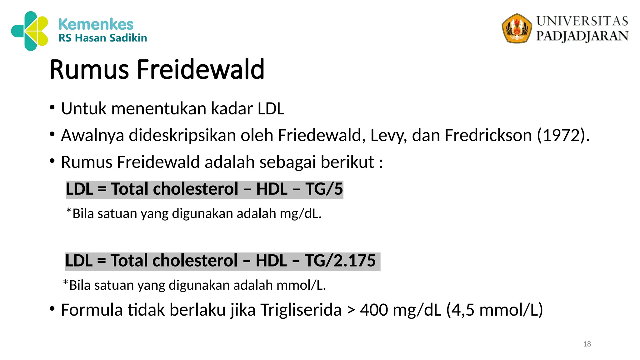 PEMERIKSAAN LIPIDPemeriksaan profil lipid (kolesterol total, hdl, ldl, trigliserid beserta ...