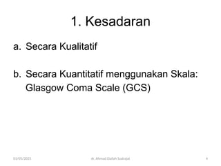 Pemeriksaan Neurologi/sistem saraf manusia | PPTX