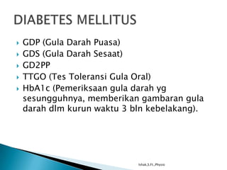 Pemeriksaan pada penyakit kronis | PPTX