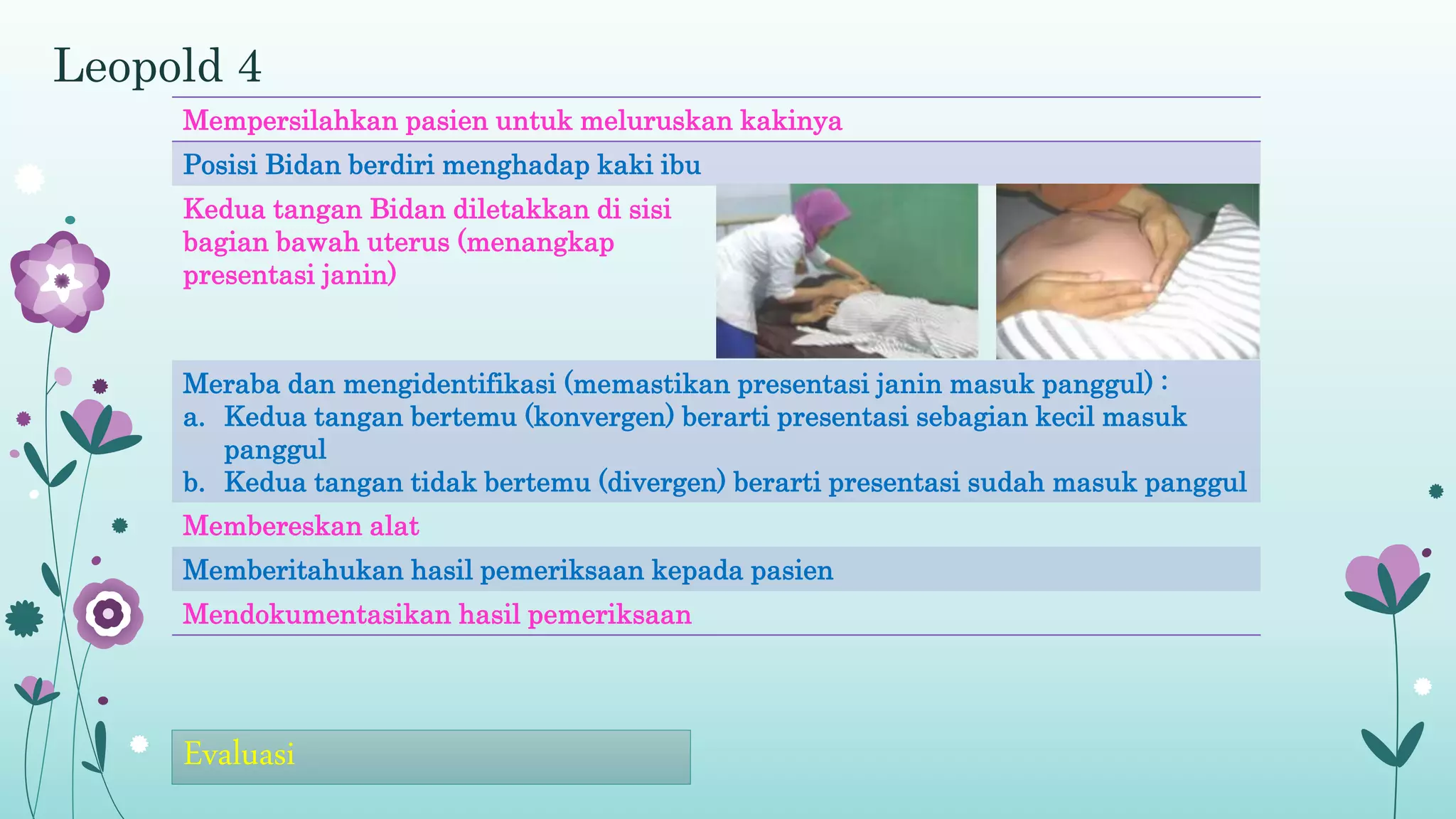 Pemeriksaan Palpasi leopold Pada Ibu Hamil | PPTX