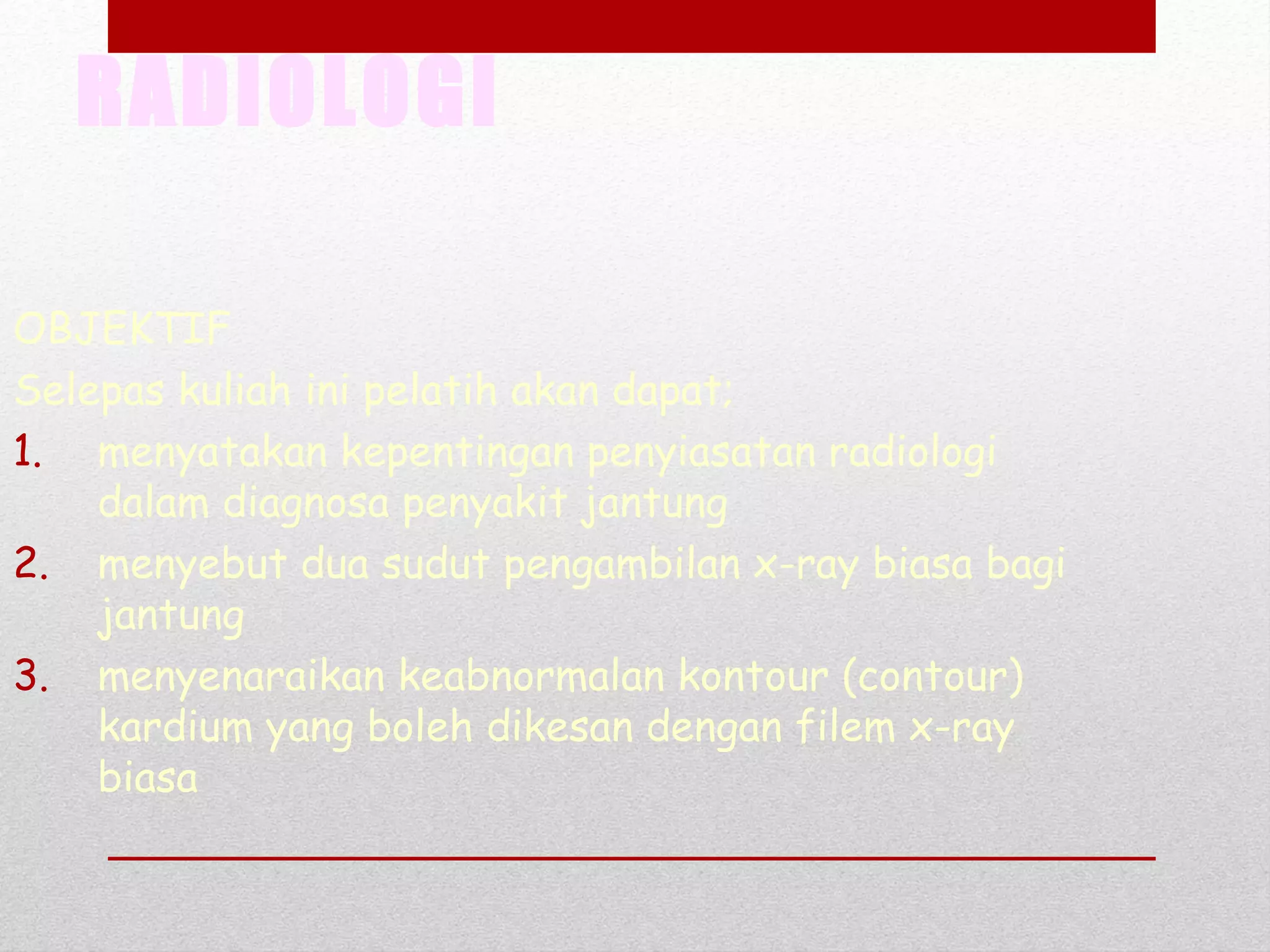 PEMERIKSAAN RADIOGRAFI DADA (CHEST RADIOGRAPHY) | PPT