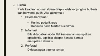 Pemeriksaan segmen anterior | PPT