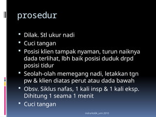 Pemeriksaan tanda-tanda vital dalam kesehatan | PPTX