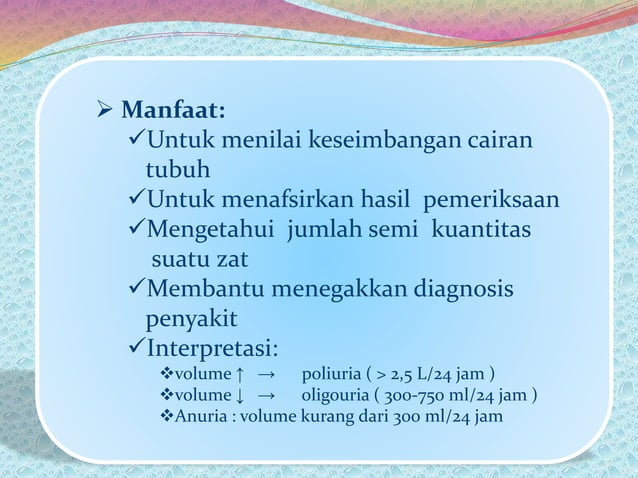 Pemeriksaan urin rutin | PPTX