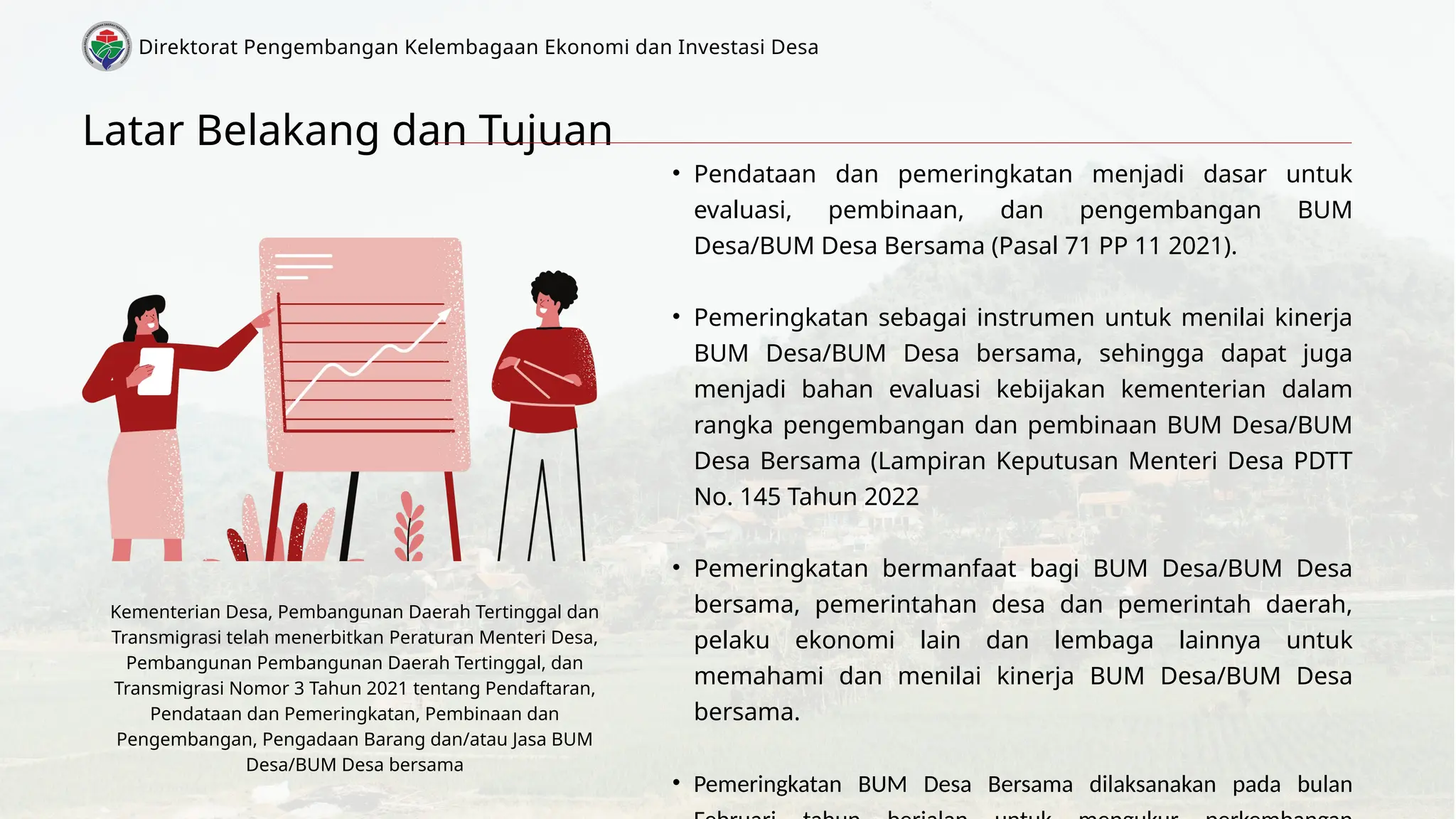 Pemeringkatan BUM Desa dan BUM Desa Bersama Periode Penetapan Tahun ...