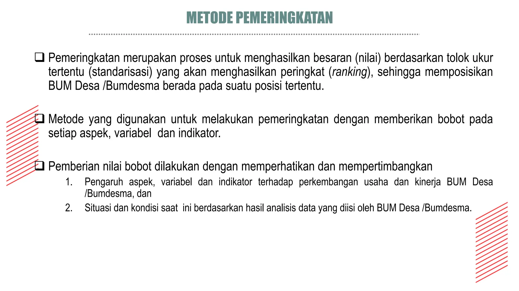 Pemeringkatan BUM Desa (Dir PKEI Kemendes).pptx