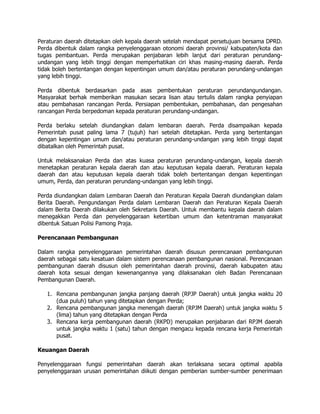 Pemerintahan daerah di indonesia | PDF