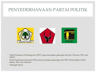 Pemerintahan orde baru kepemimpinan soeharto | PPTX