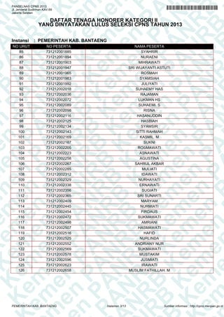 Pemerintah kab. bantaeng | PDF
