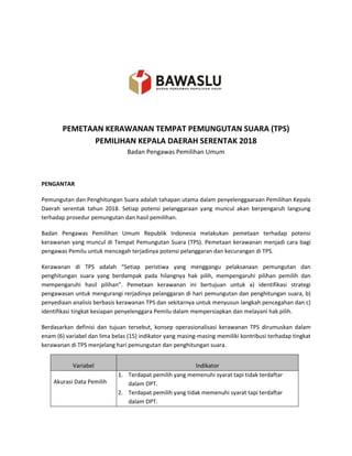 PEMETAAN KERAWANAN TEMPAT PEMUNGUTAN SUARA.pdf