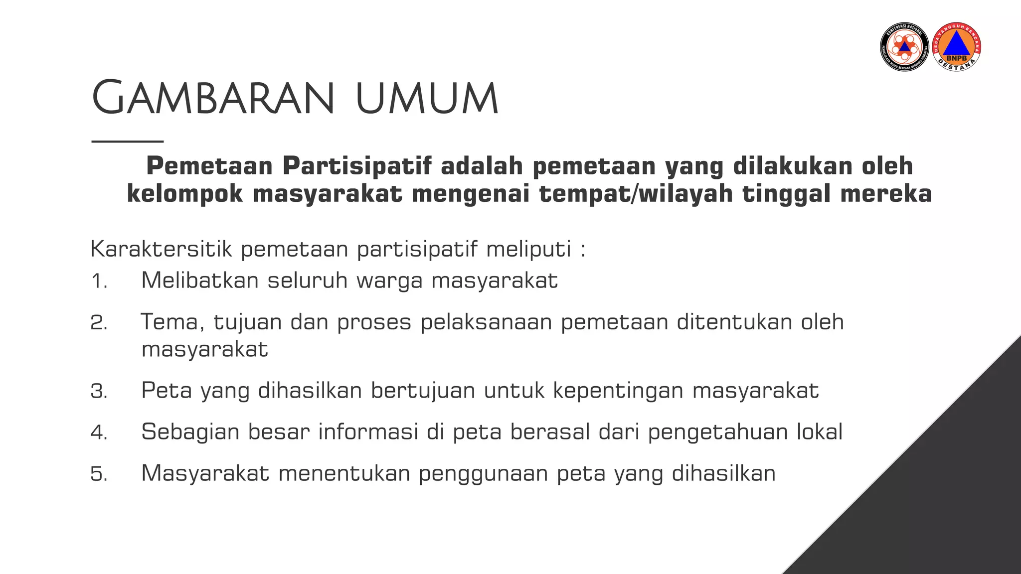 PEMETAAN PARTISIPATIF | PDF