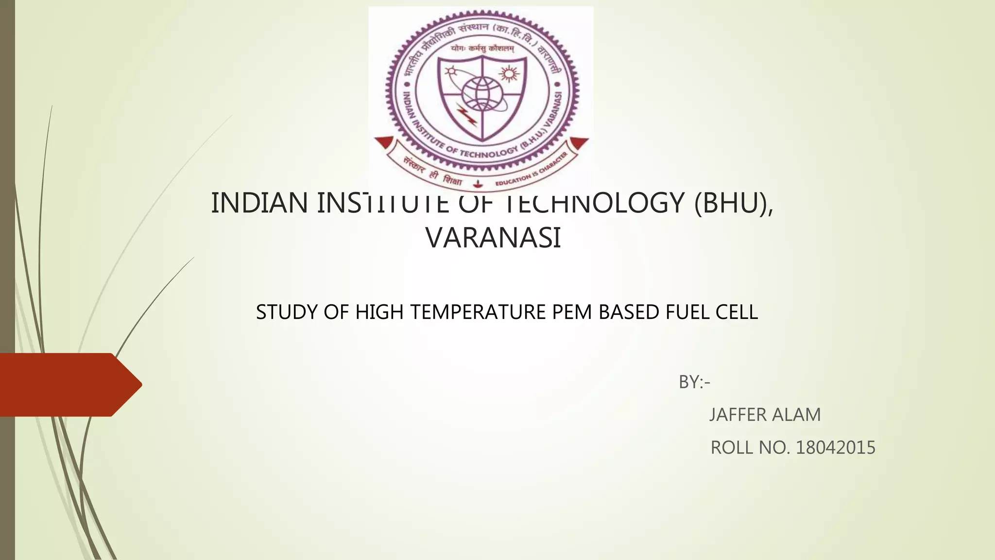 proton exchange membrane based high temperature fuel cell (PEMFC)) | PPT