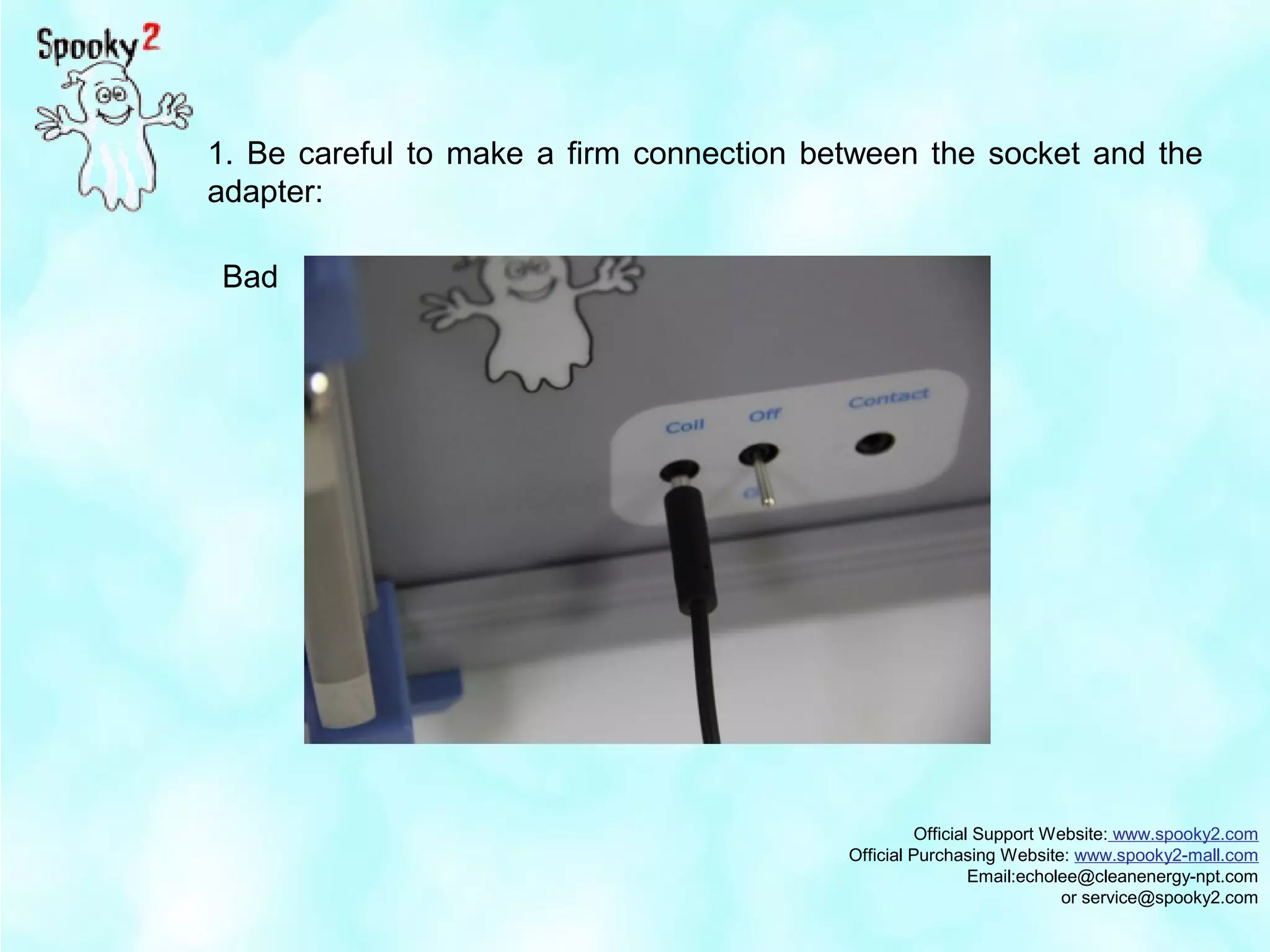 PEMF Coil - How to Connect with Spooky Central | PPT