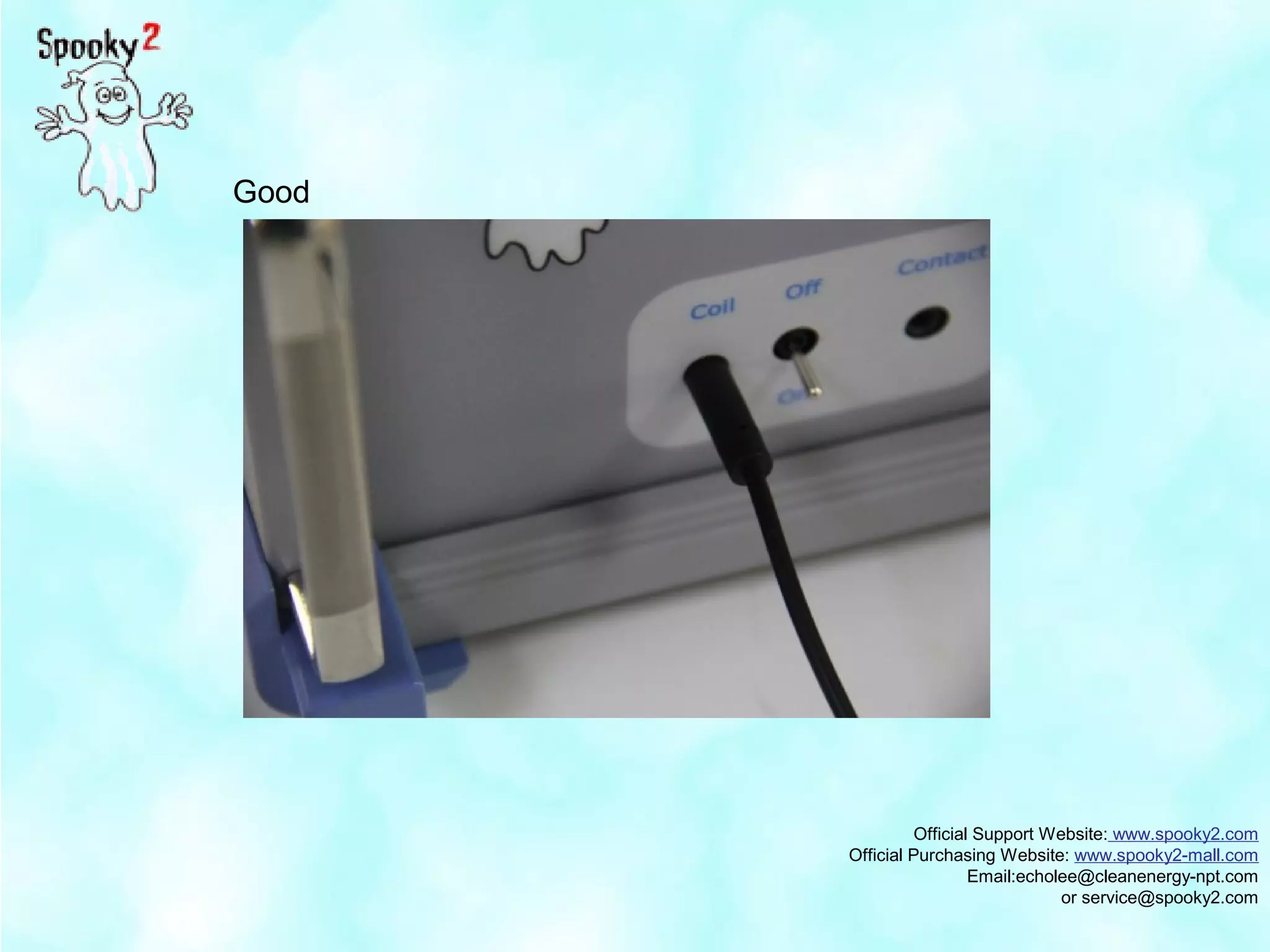 PEMF Coil - How to Connect with Spooky Central | PPT