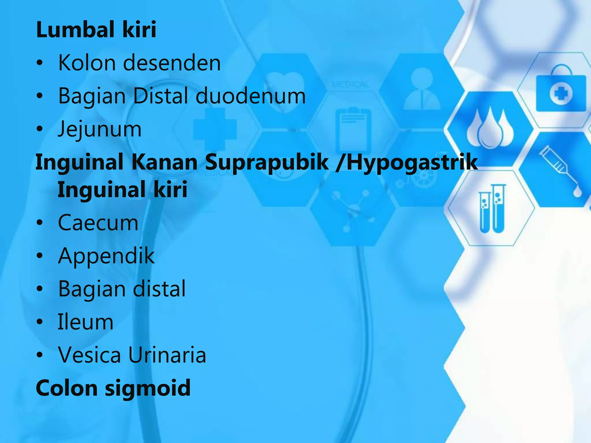 Pemeriksaan fisik pencernaan | PPTX