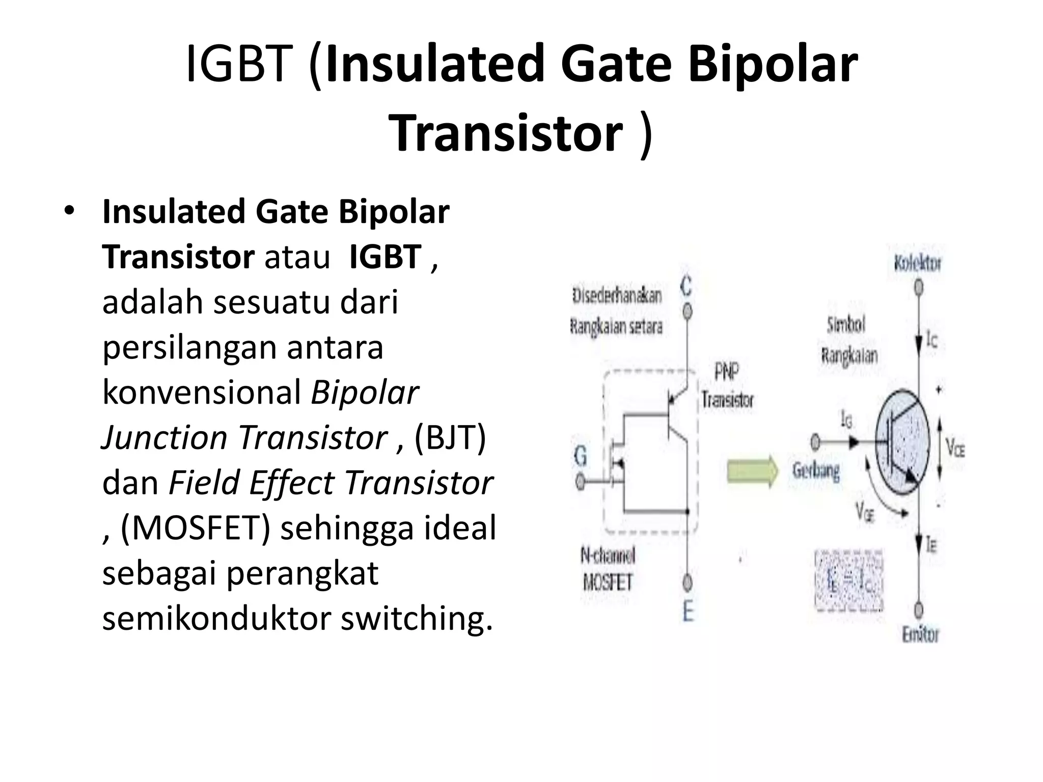 Pemicu transistor dan thyristor | PPT